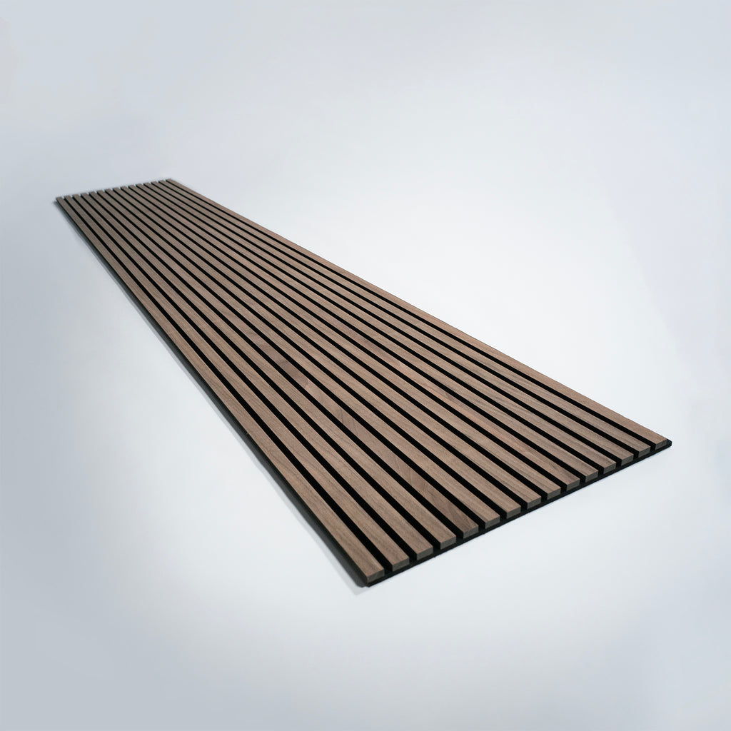 Wood Slat Wall Panels Natural Walnut premium finish – VIP Classic Moulding