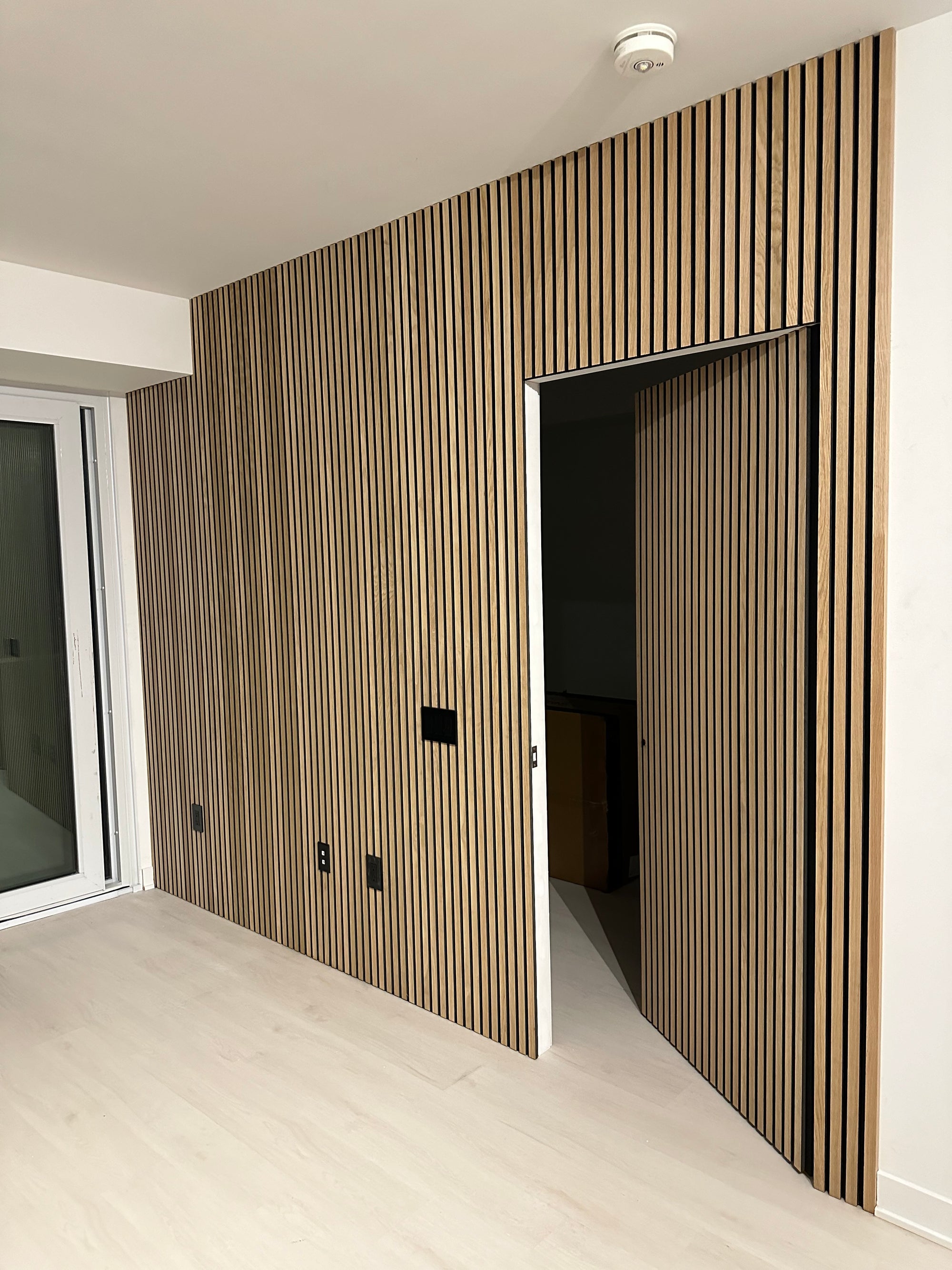 Acoustic Natural Wood Veneer Slat Wall Panels Online Shop – VIP Classic ...