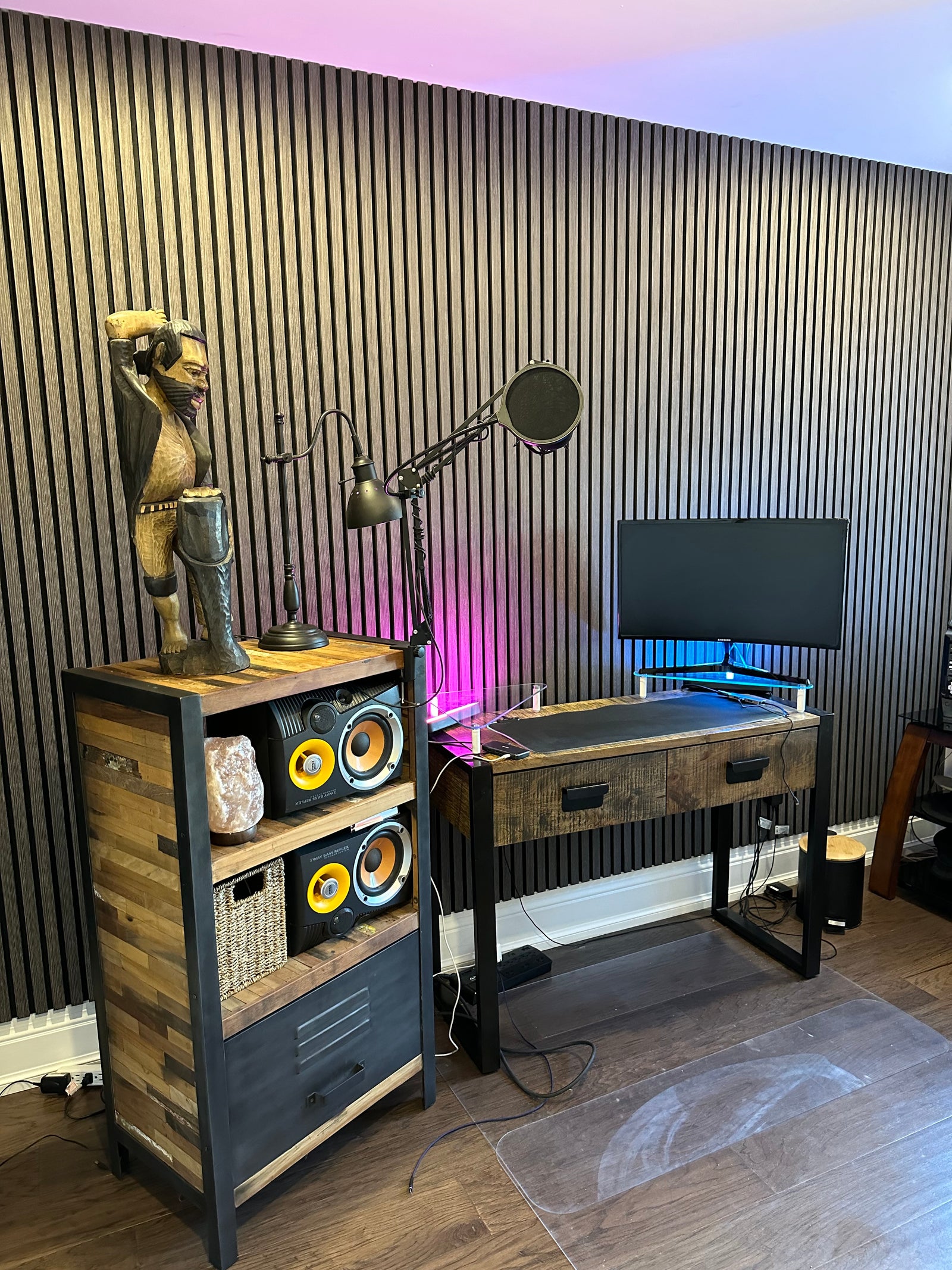 Acoustic Natural Wood Veneer Slat Wall Panels Online Shop – VIP Classic ...